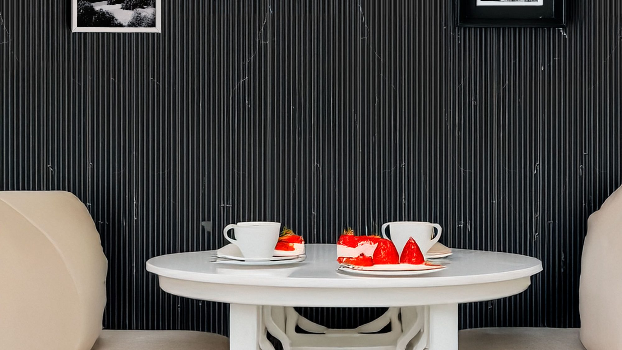 FIX DECO WAVES NERO MARQUINA MATT - Dune México